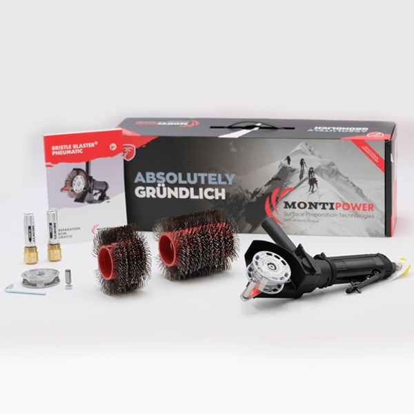 Bristle Blaster removes corrosion - MontiPower